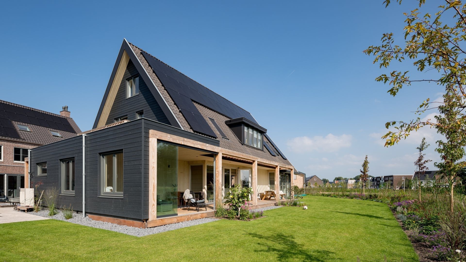 Eigentijdse houten woning Vleuten | KVG huizen in hout