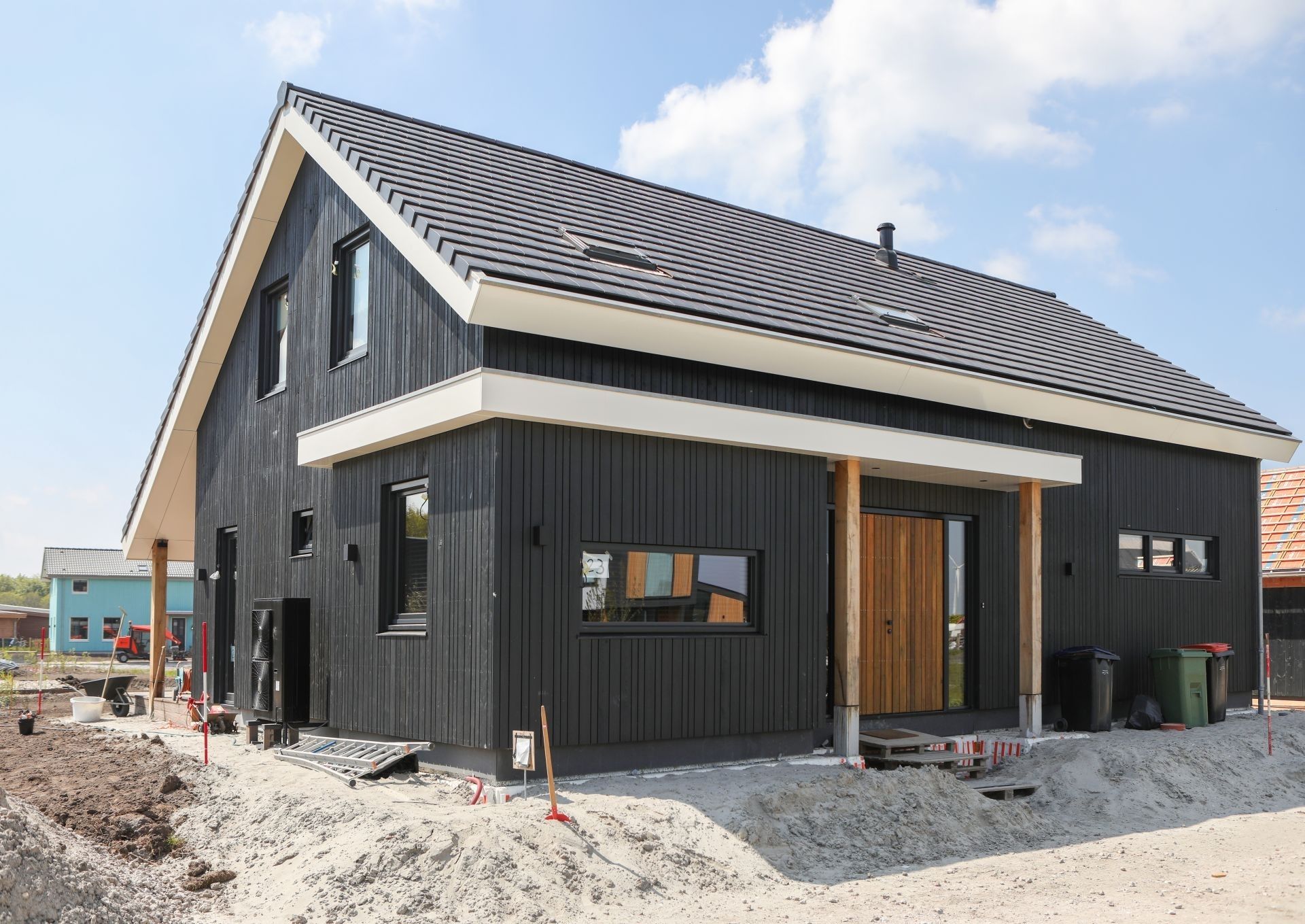 Vrijstaande Zweedse woning Almere | KVG huizen in hout